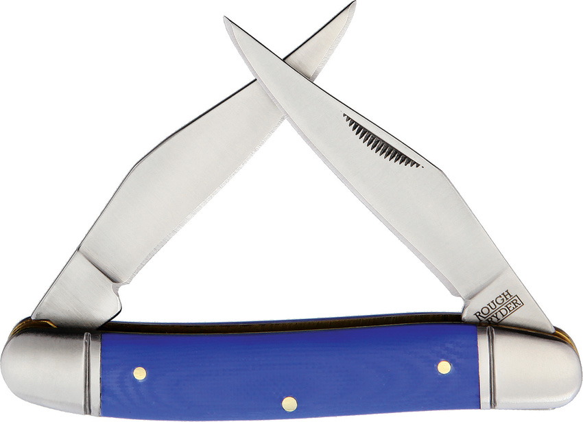 Rough Rider Muskrat Blue G10 Folding Knife Review - The Professional ...