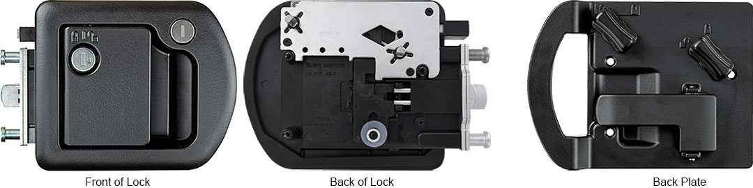 RV Designer T507 Motorhome Entrance Door Lock with Trimark Deadbolt ...