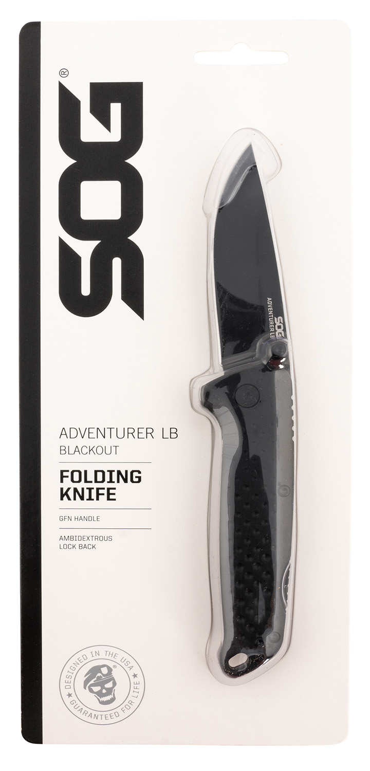 SOG Adventurer LB SOG13110157 - 3.5" Drop Point Blade Knife Review ...