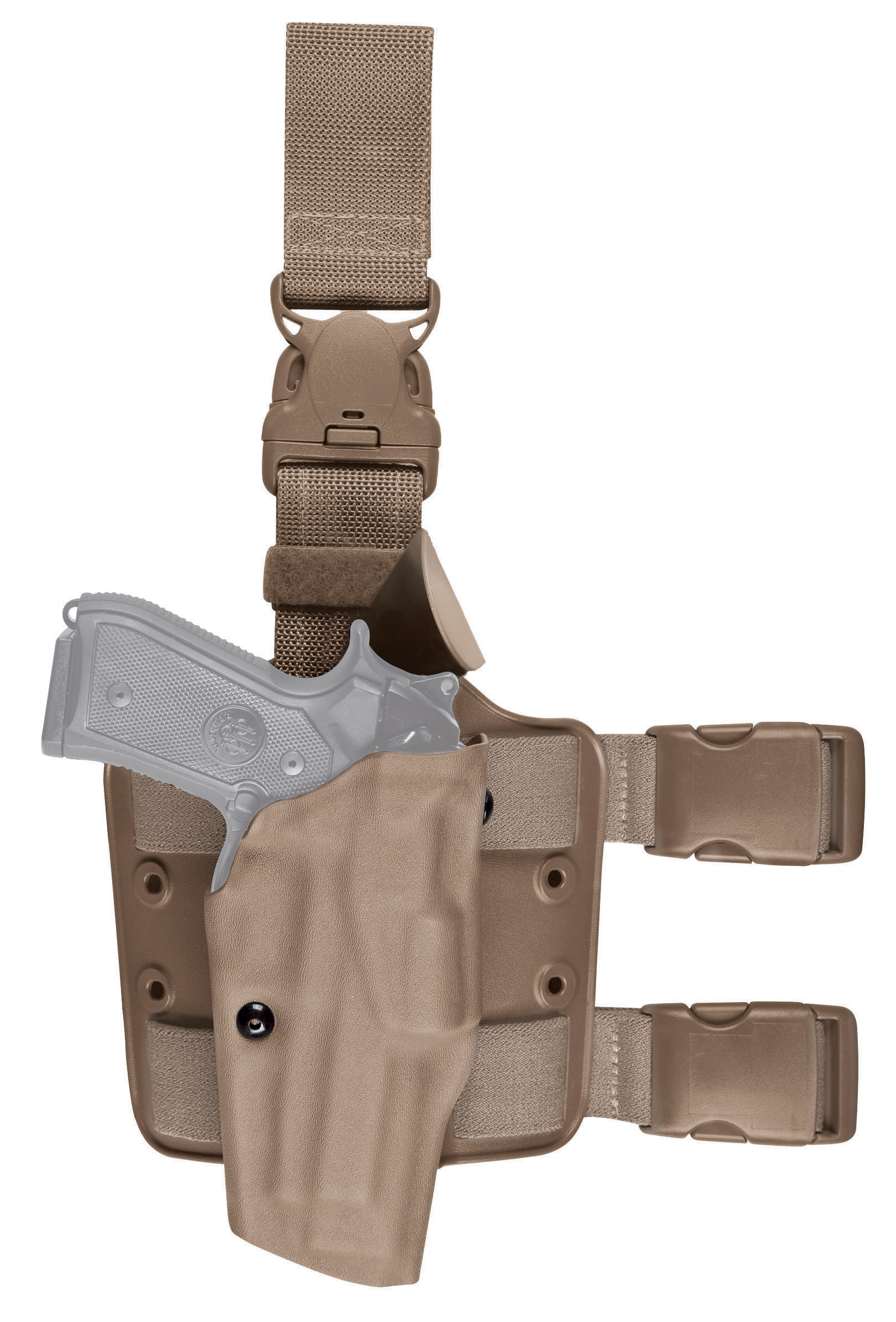 Safariland 6385 ALS OMV Tactical Holster with Quick Release Leg Strap ...