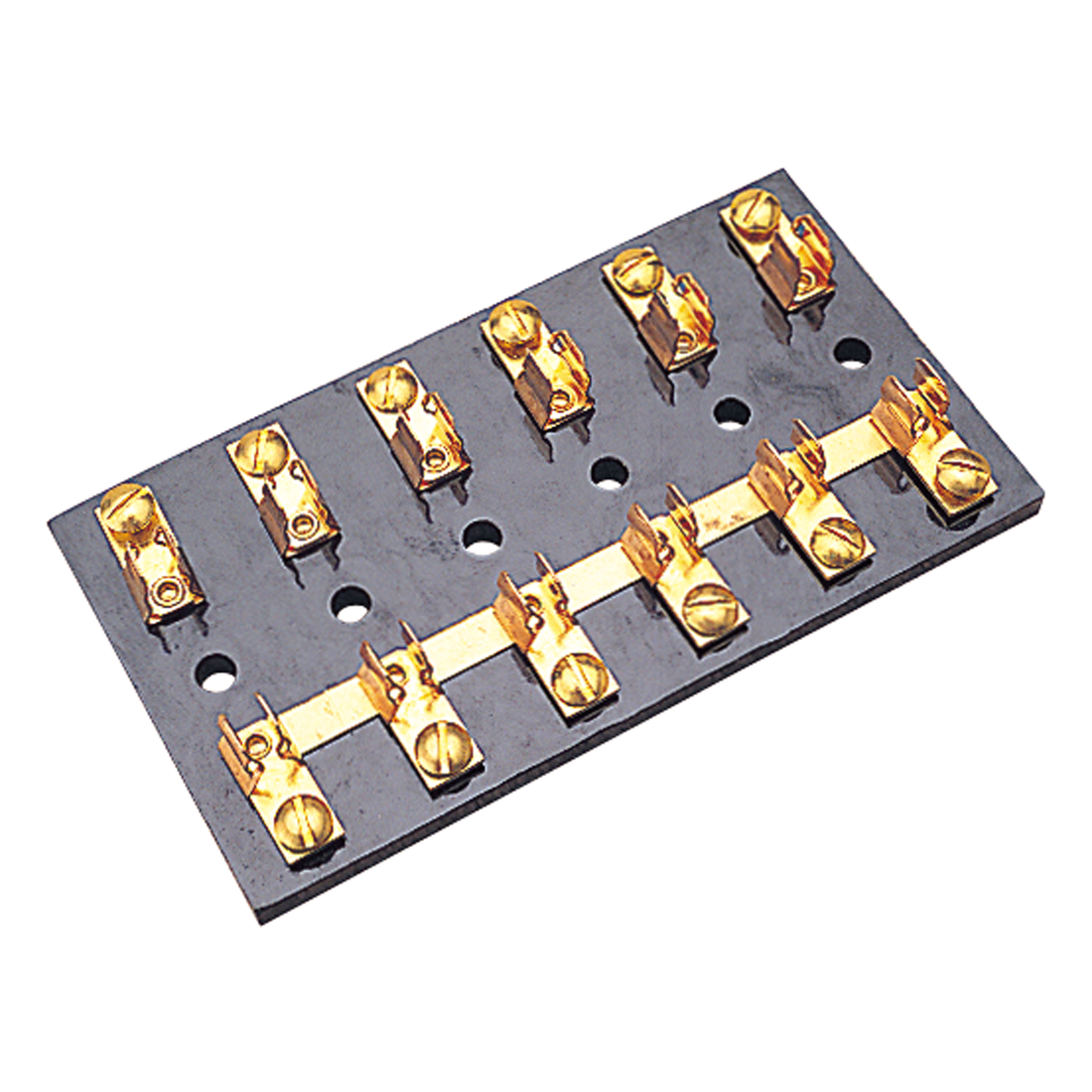 Sea-Dog 420526-1 Bakelite Fuse Holder with Buss Bar - 6 Terminals ...