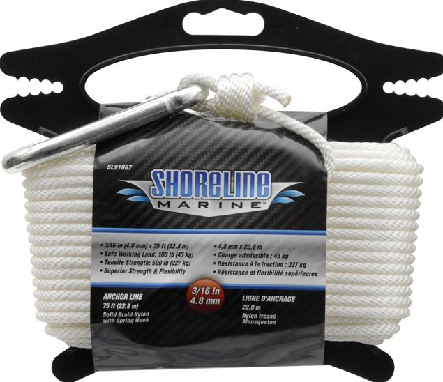 Shoreline Marine Anchor Line, Solid Braid Review - The Civil War