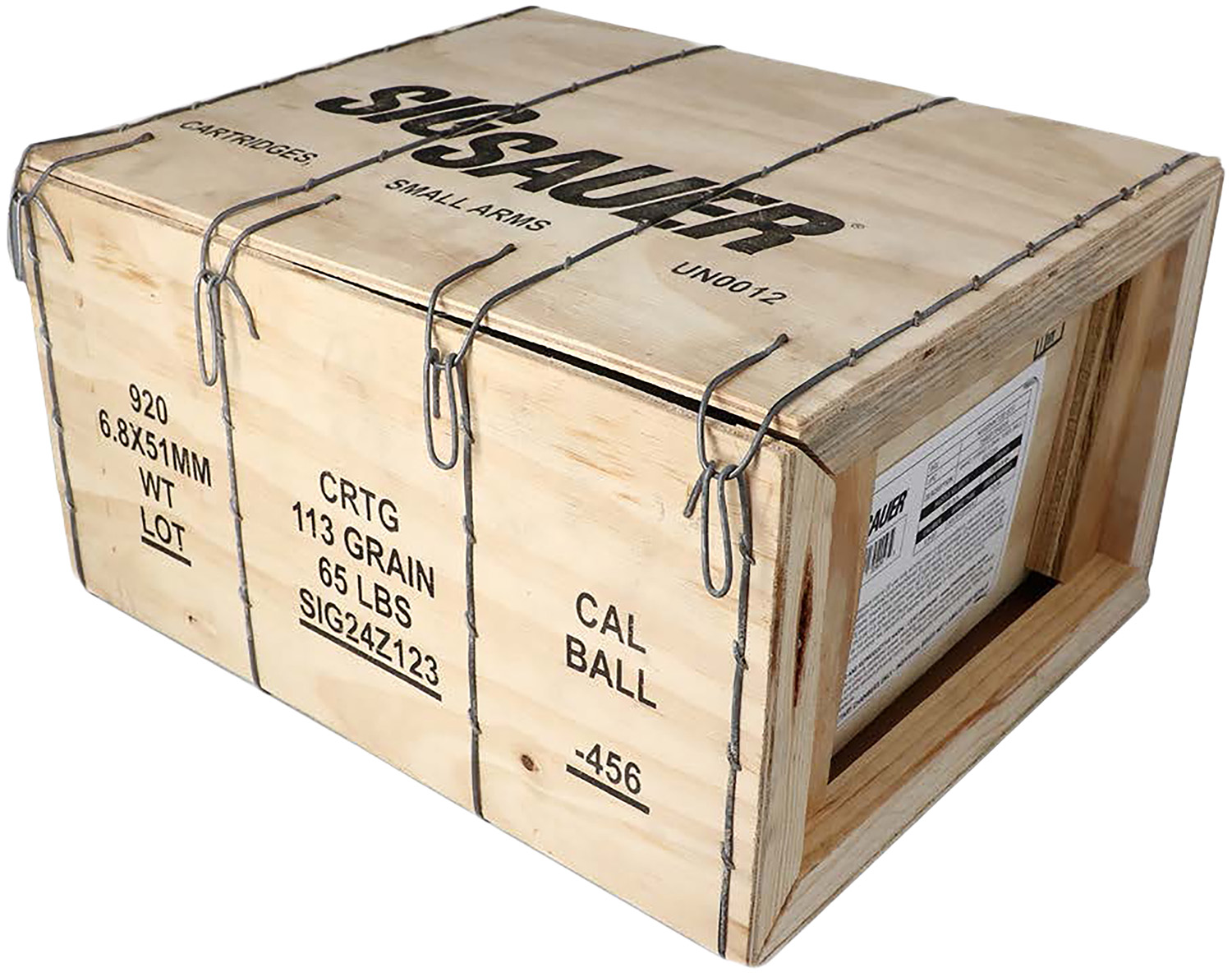 SIG SAUER Hybrid Ball Crate 6.8mm SPC 113 Grain FMJ Rifle Ammunition MH68MM113B-920 Review - The ...