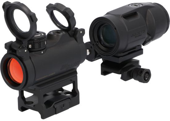 SIG SAUER ROMEO-MSR Gen 2 1x20mm Reflex Red Dot Sight and JULIET5 Micro ...