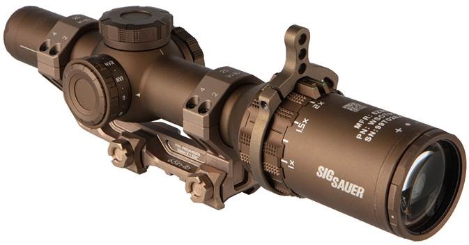 SIG SAUER Tango6T DVO 1-6x24mm Rifle Scope, 30mm Tube, First Focal ...