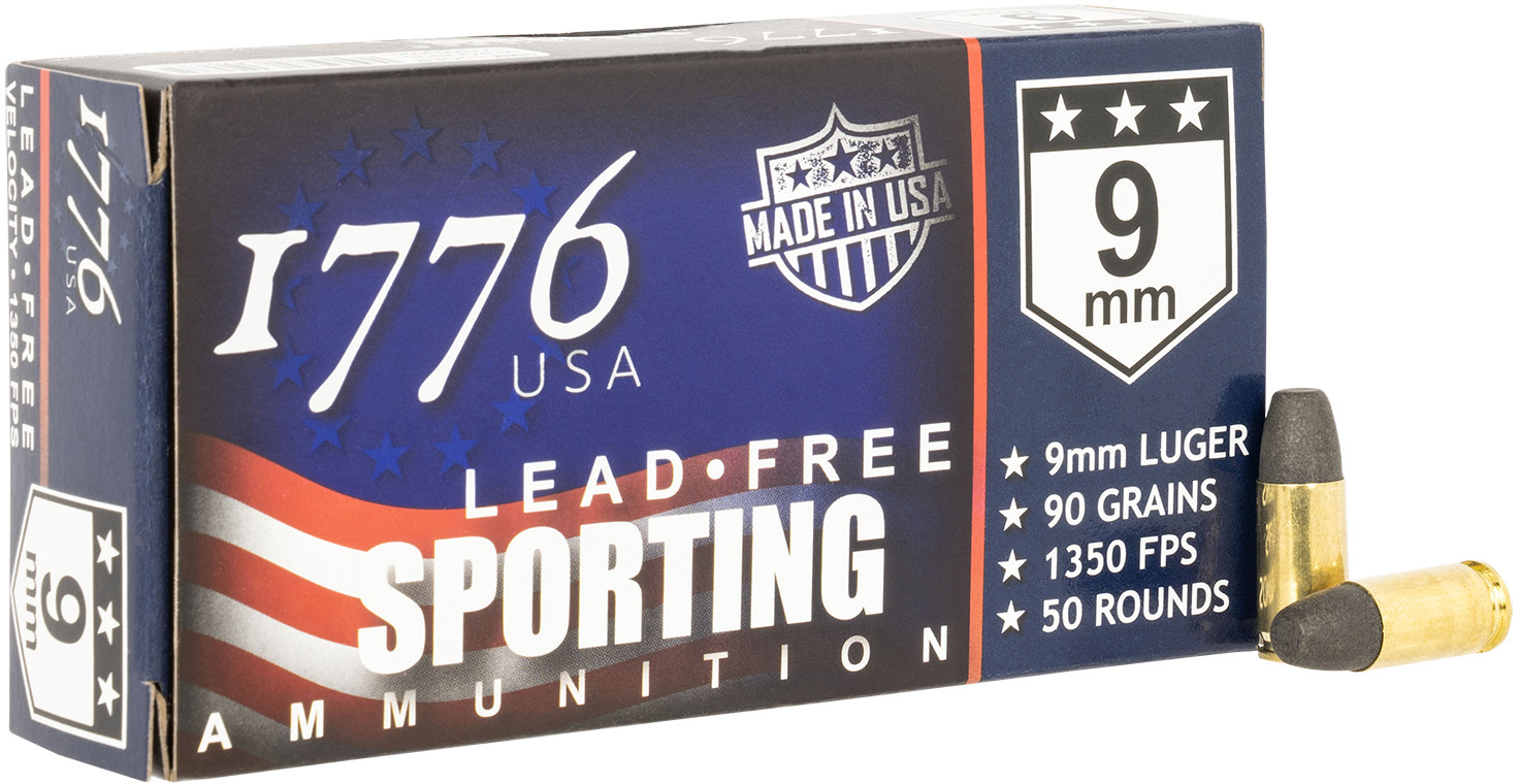 SinterFire USA 9mm Luger 90 Grain Lead-Free Ball Ammunition 1776009090 ...
