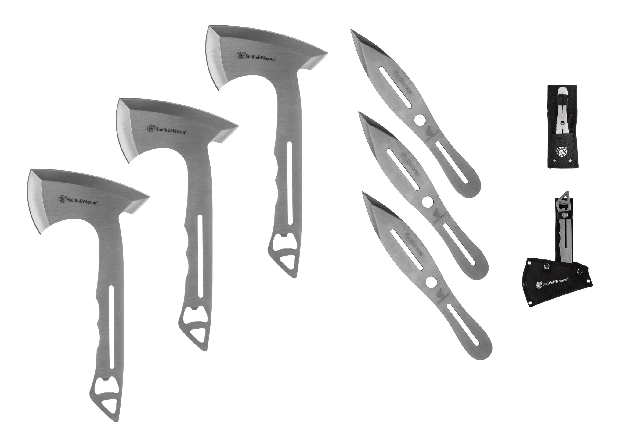 Smith & Wesson Throwing Axe and Knife Combo Set Review - The Civil War