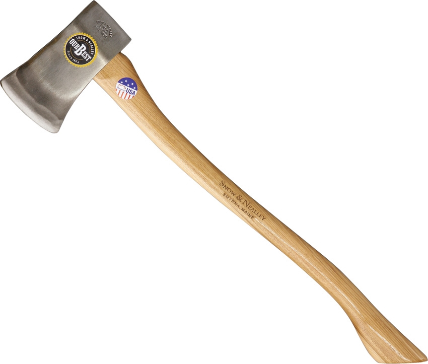 Snow & Nealley Our Best Single Bit 3.5 lb Axe with American Hickory ...