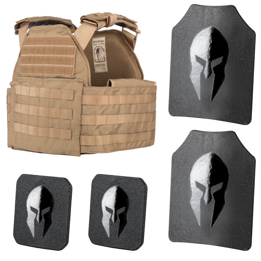 Spartan Armor Systems Omega AR500 Body Armor and Sentinel Plate Carrier ...