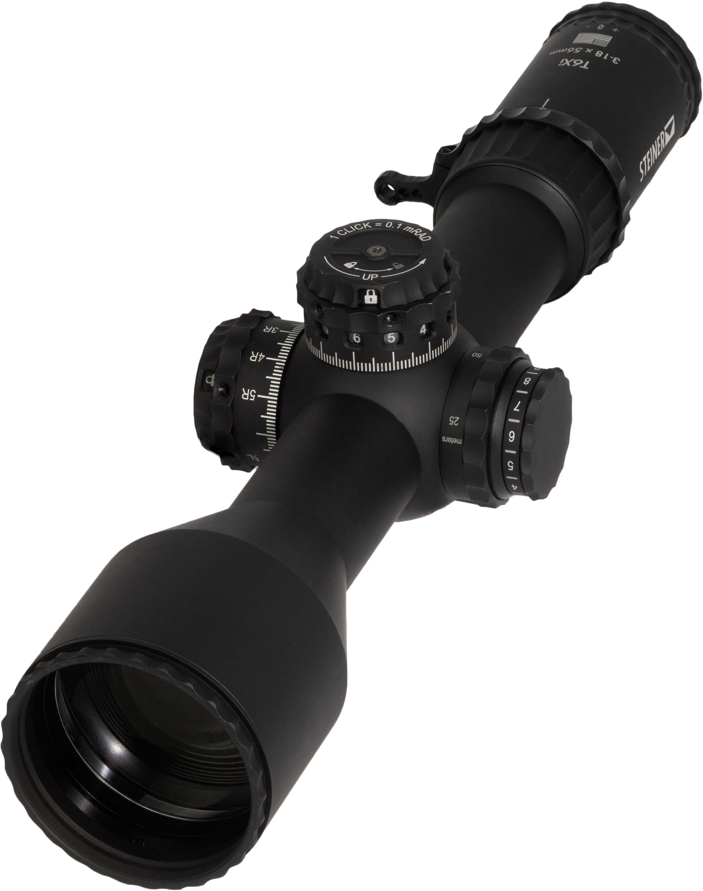 Steiner T6Xi 3-18x56mm Rifle Scope, 34mm Tube, First Focal Plane (FFP ...