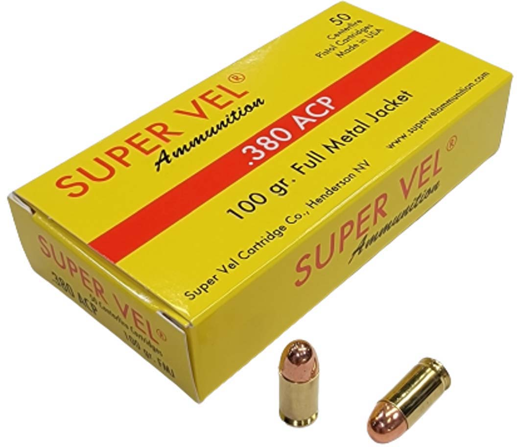 Super Vel Ammunition 380 Auto 100 grain FMJ Brass Cased Ammunition Review - The Civil War