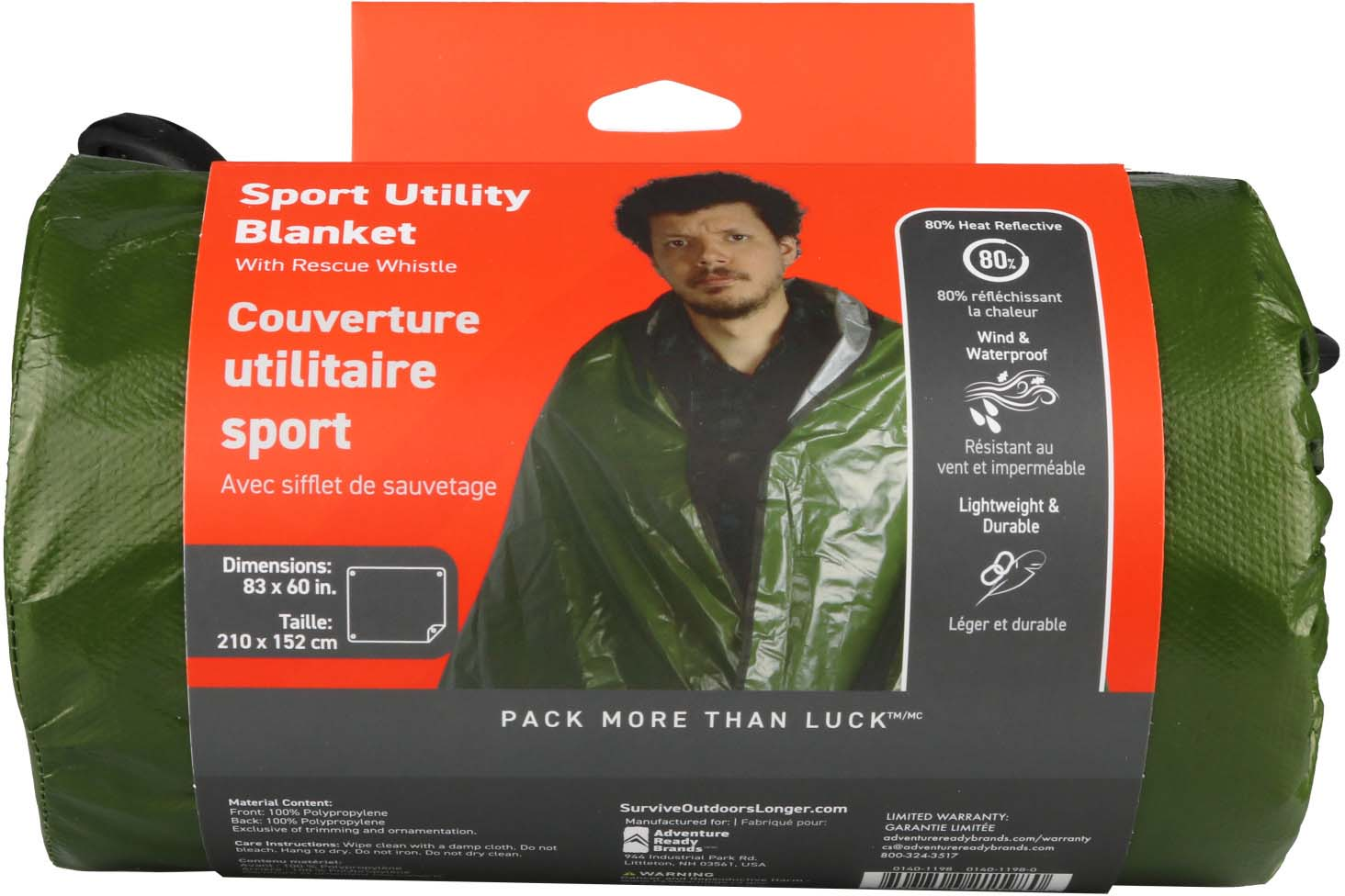 Survive Outdoors Longer Sport Utility Blanket Review - The Civil War
