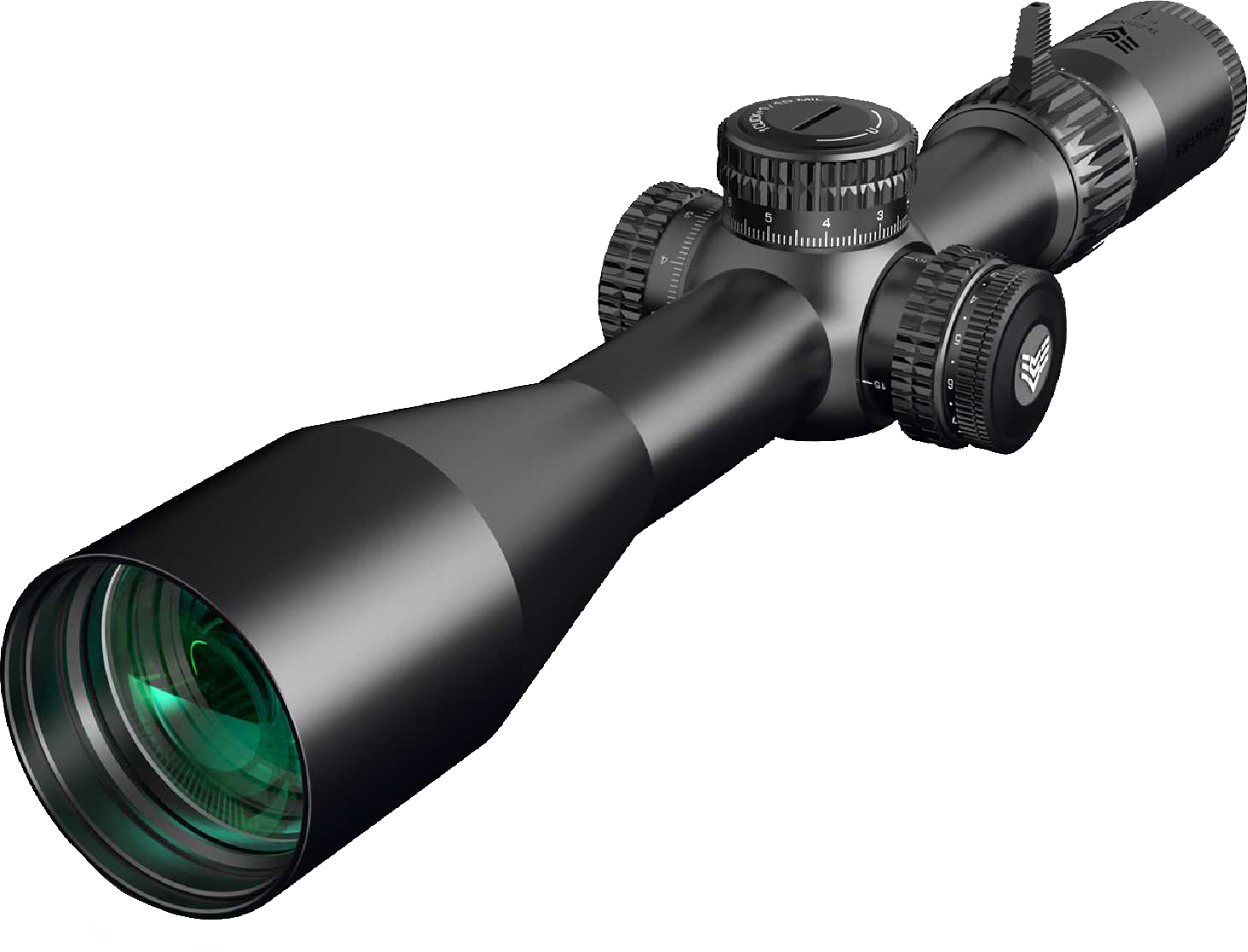 Swampfox Warhawk Tactical 2-10x44mm Rifle Scope, 34mm Tube, First Focal ...