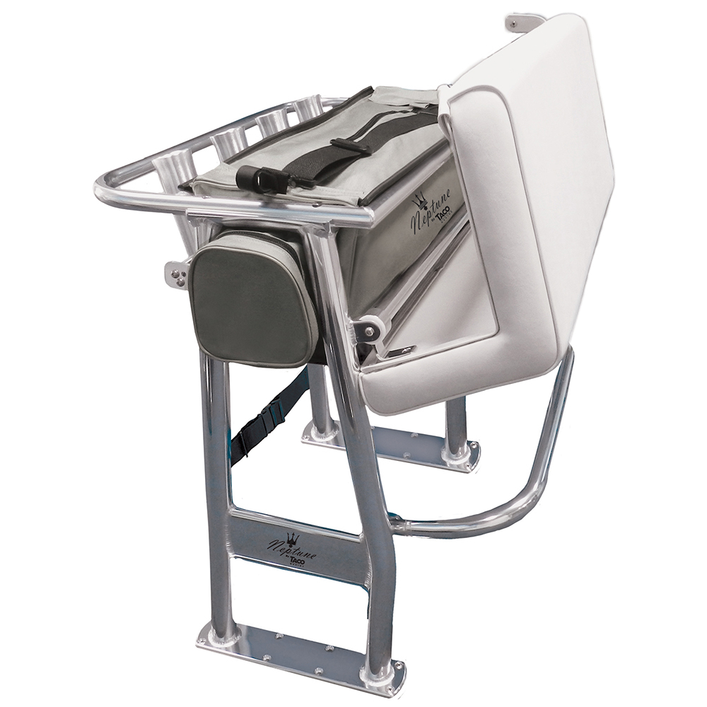 TACO Marine Neptune II Leaning Post w/ Tackle Storage Review - The ...