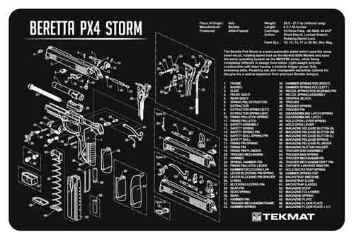Tekmat Armorers Beretta Px4 Pistol Bench Mat Review - The Civil War