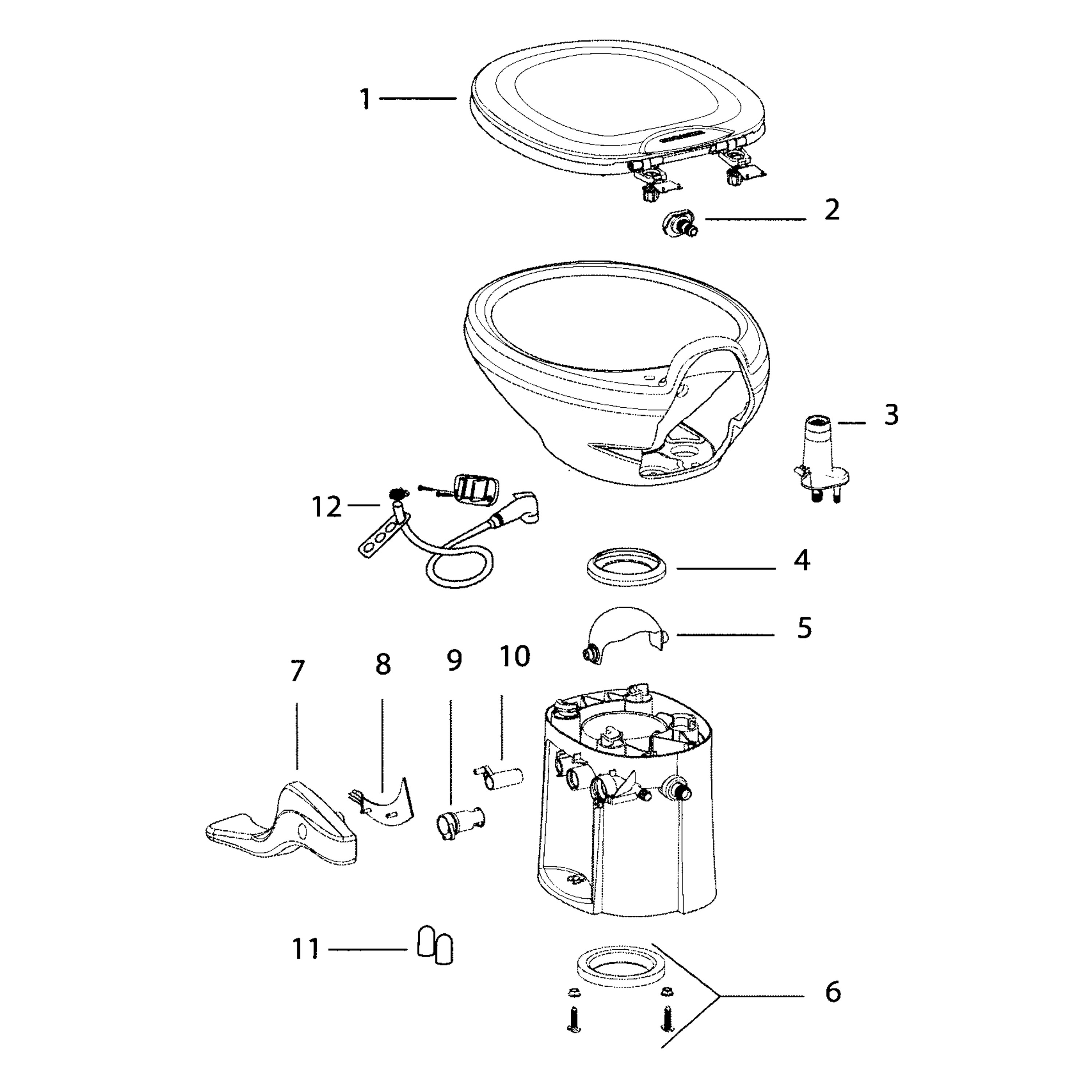 Thetford Seat And Cover Assembly For Style Lite And Plus Toilets Review ...