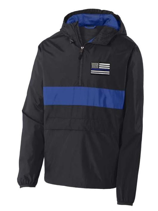 Thin Blue Line 1/2 Zip Hooded - Embroidered Review - The Civil War