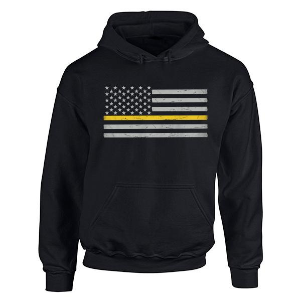 Thin Blue Line Hoodie - Classic Thin Gold Line Review - The Civil War