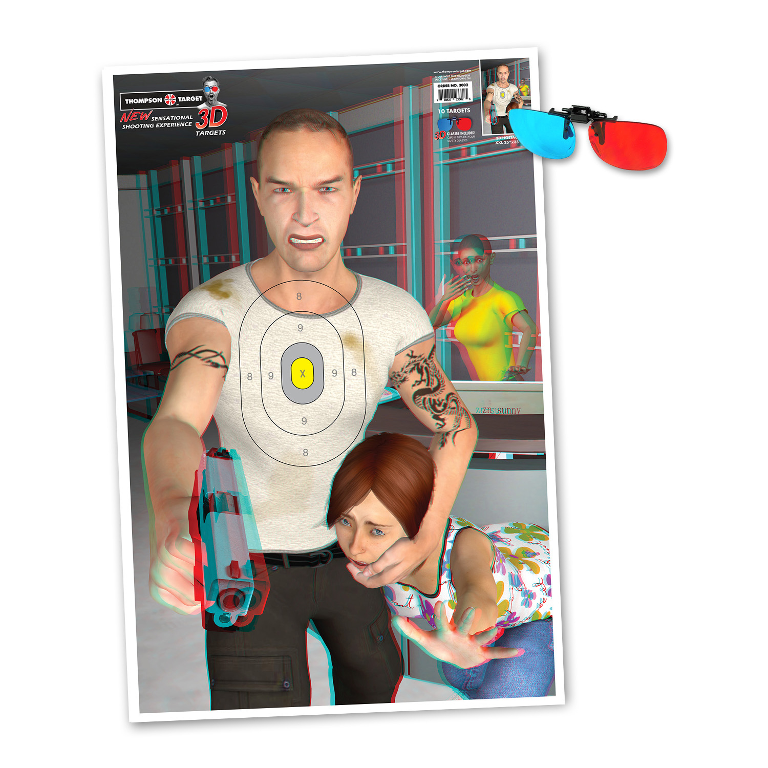 Thompson Target 3D Hostage Paper Targets - 10 Pack Review - The Civil War