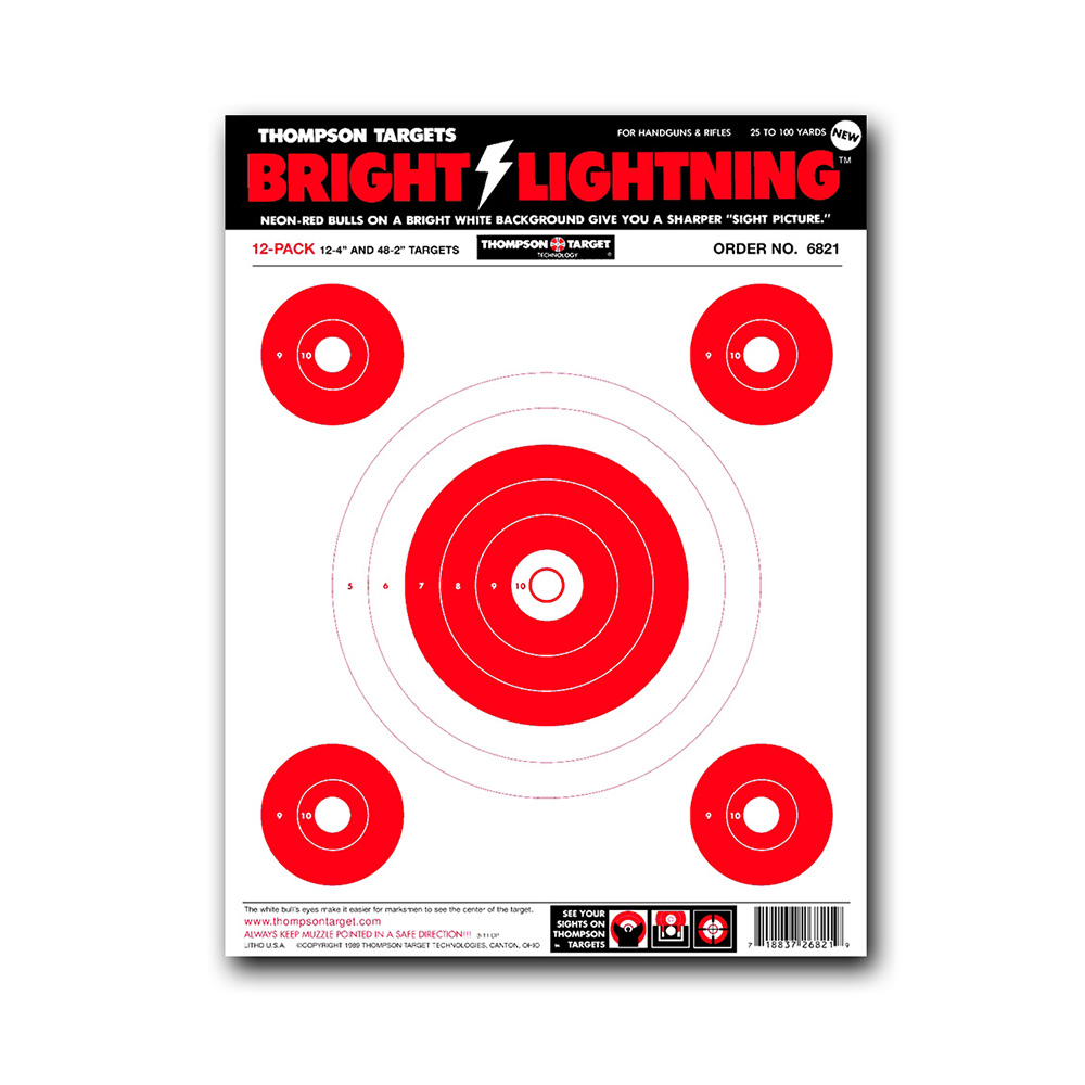 Thompson Target Bright Lightning Shooting Targets Review - The Civil War