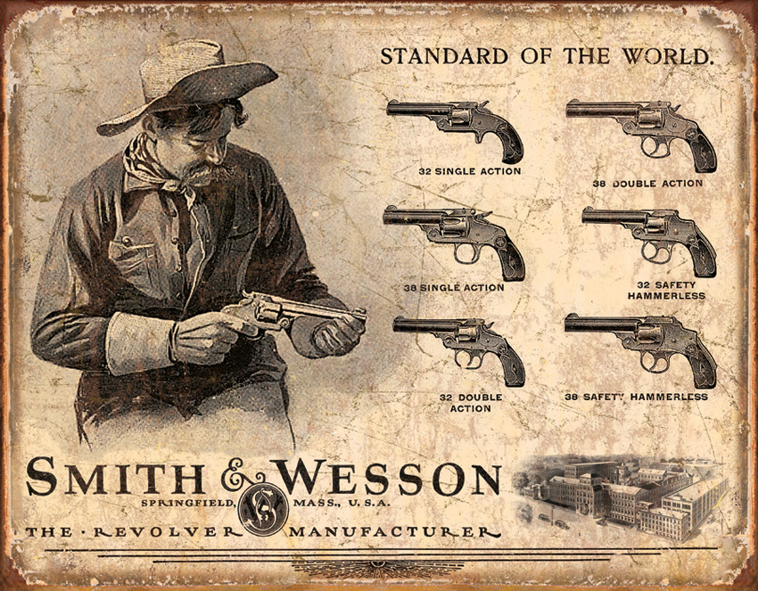 Tin Signs S&W Revolvers Tin Sign Review - The Professional Gunfighter