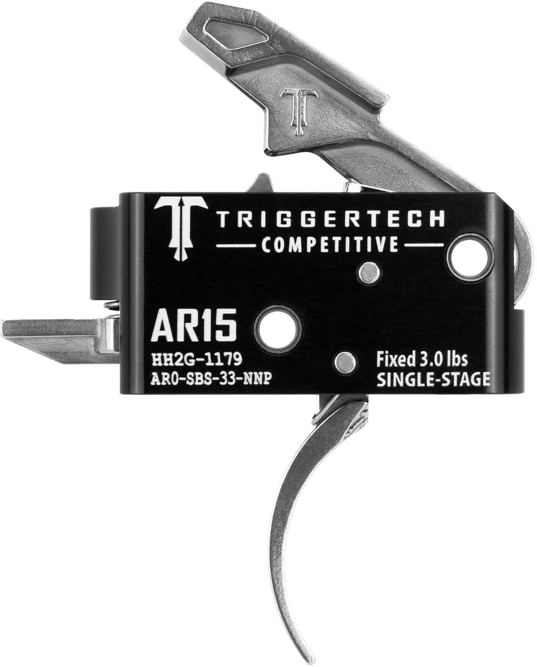 Triggertech AR15 Single-Stage Competitive Pro Curved Trigger | w/ Free ...