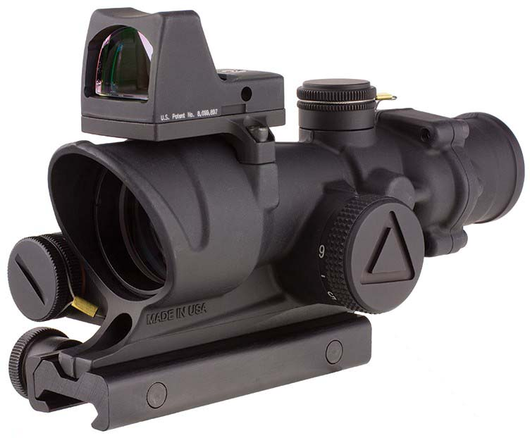 Trijicon 4x32 ACOG Rifle Scope - LED Red Crosshair Review - The Civil War