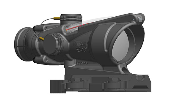 Trijicon 4x32 ACOG Scope, Dual Illuminated Review - The Civil War