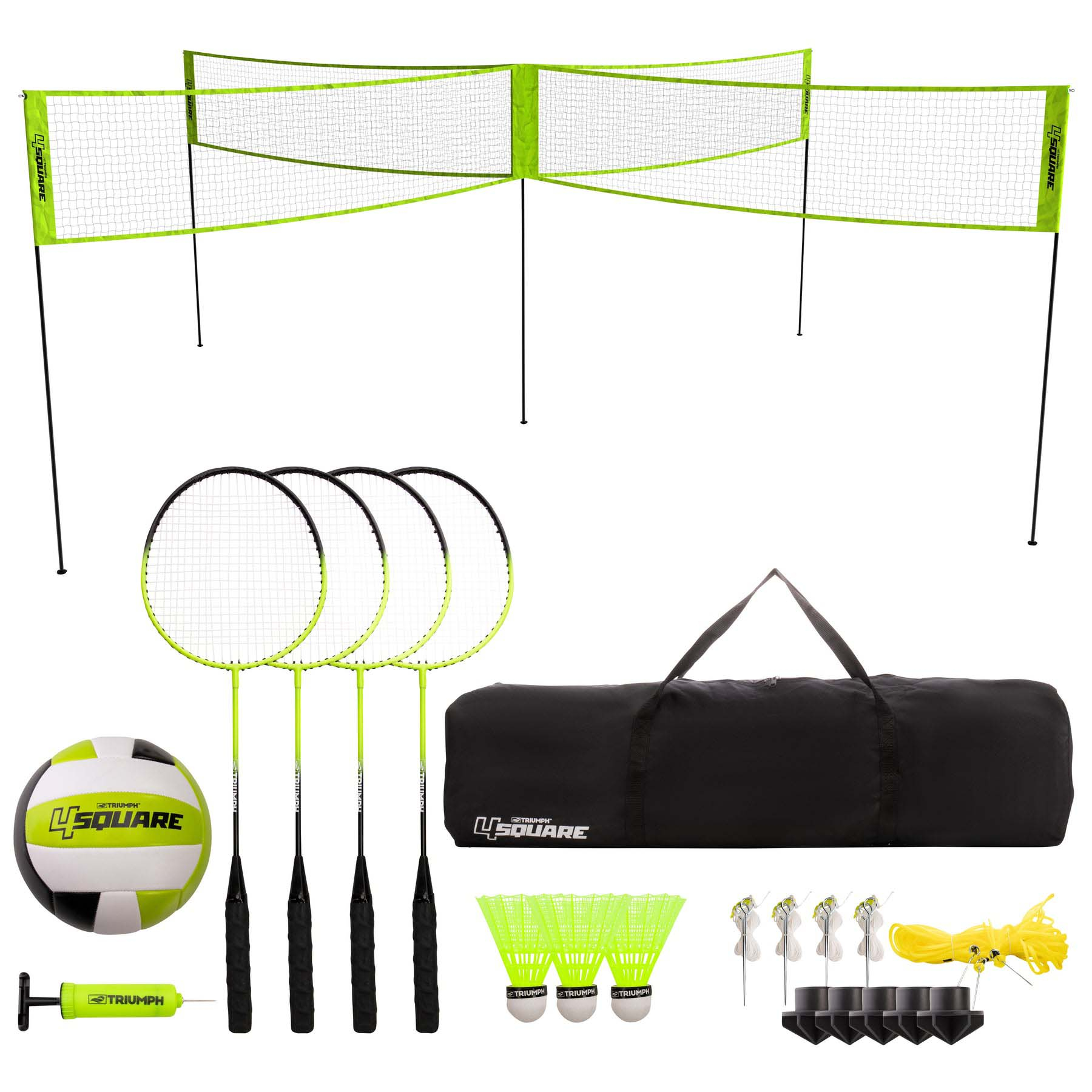Triumph 3 Square Volleyball Badminton Set Review - The Civil War