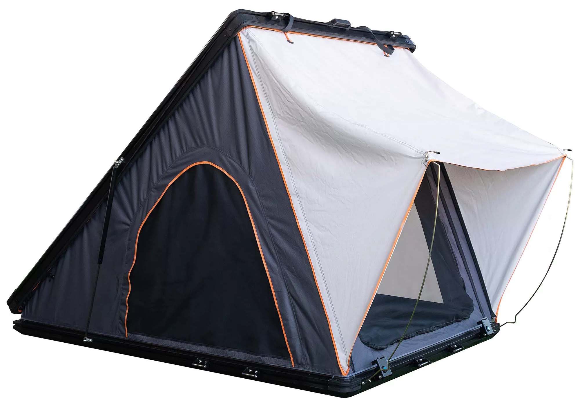 TRUSTMADE Luxurious Triangle Hard Shell Light Rooftop Tent for Camping