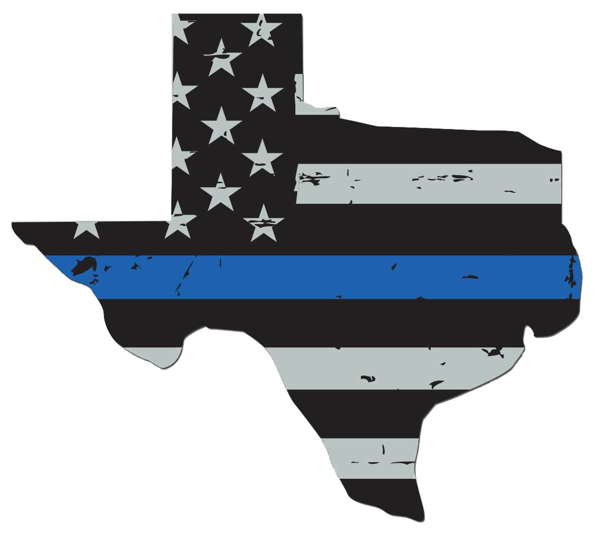 United States Tactical Stickers - Thin Blue Line Texas Flag Review ...