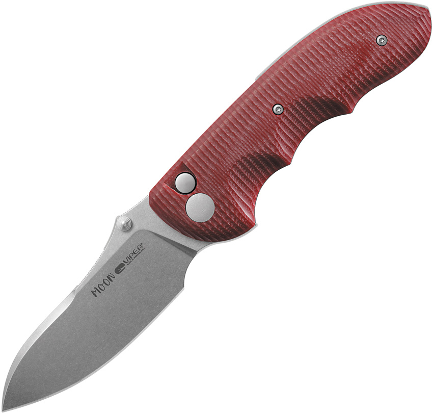 Viper Moon Button Lock Folding Knife Review - The Civil War