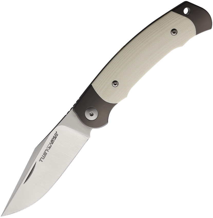 Viper Twin Slip Joint Ivory G10 Review - OpticSale