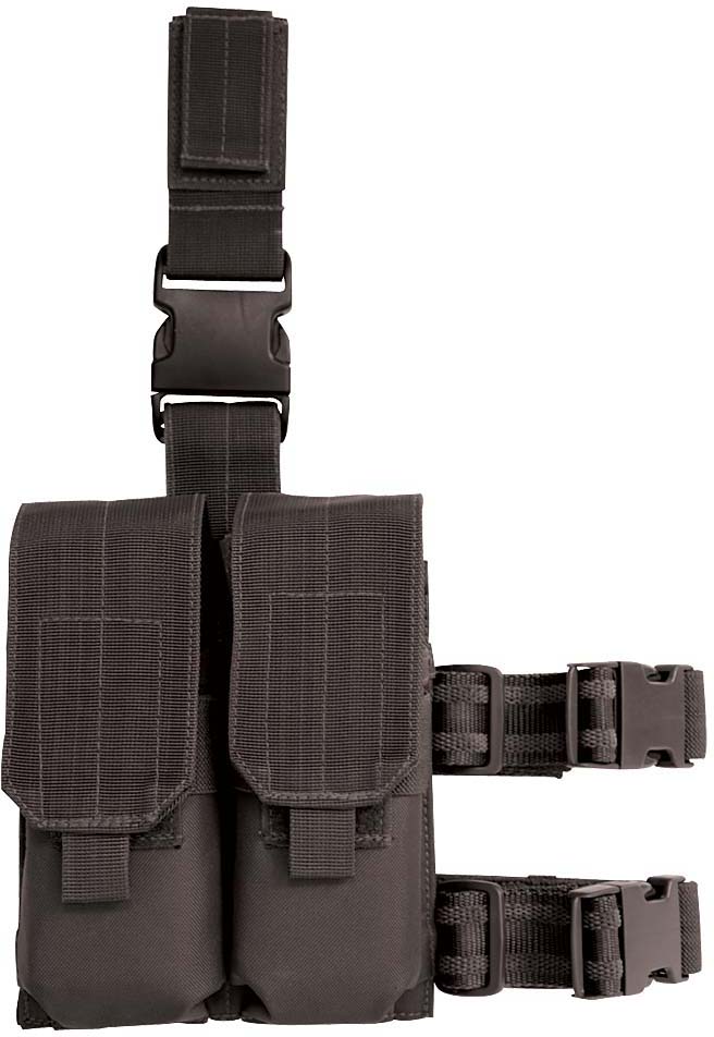 Voodoo Tactical Drop Leg Platform w/Attached M4/M16 Double Mag Pouch ...