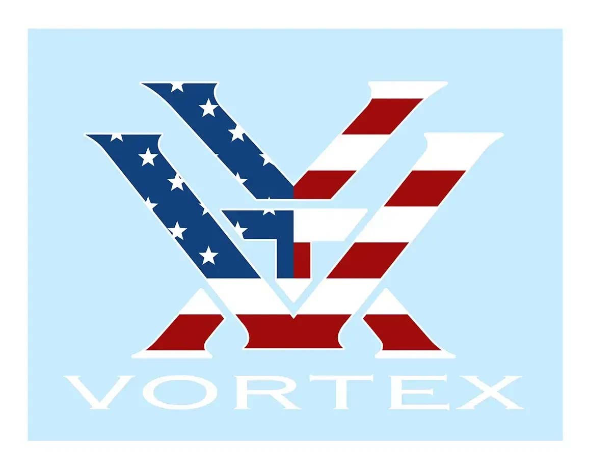 Vortex Stars and Stripes Logo Decal | 5 Star Rating Free Shipping over $49!