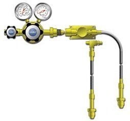 VWR Cylinder Manifolds for High-Purity Noncorrosive and Corrosive Gases 4702633 Brass Protocol ...