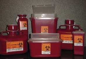 VWR Sharps Container Systems 180V Extended Neck Sharps Containers ...