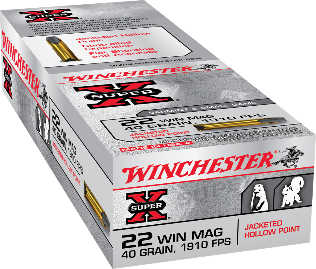 Winchester Super-X .22 WMR 40 Grain JHP Rimfire Ammunition Review - The ...
