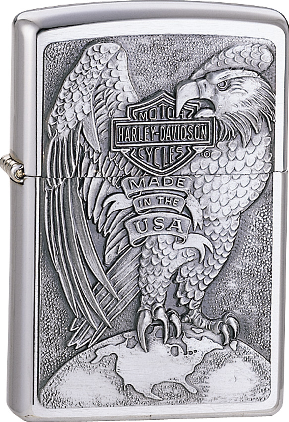 Zippo Harley Eagle & Globe Lighter Review - The Civil War