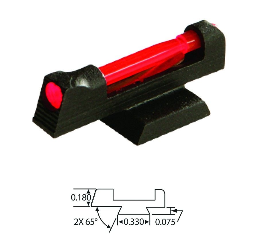 HiViz Novak 1911 Front Sight w/ Illuminated LitePipes | 4 Star Rating ...